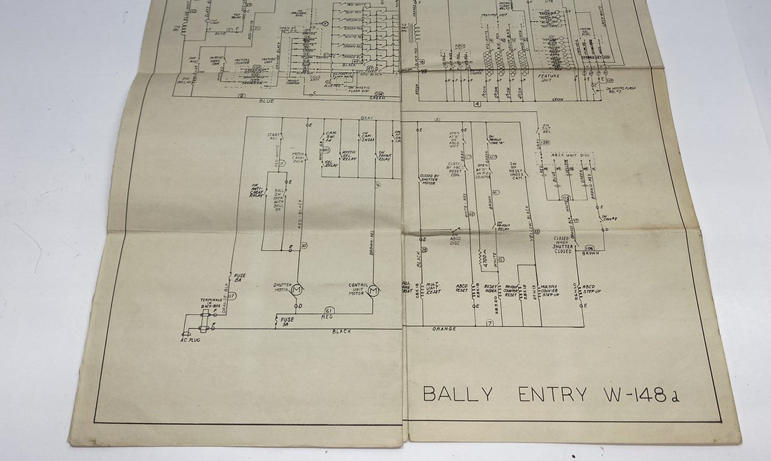 Entry (Bally) Schematics – QuarterArcade.com
