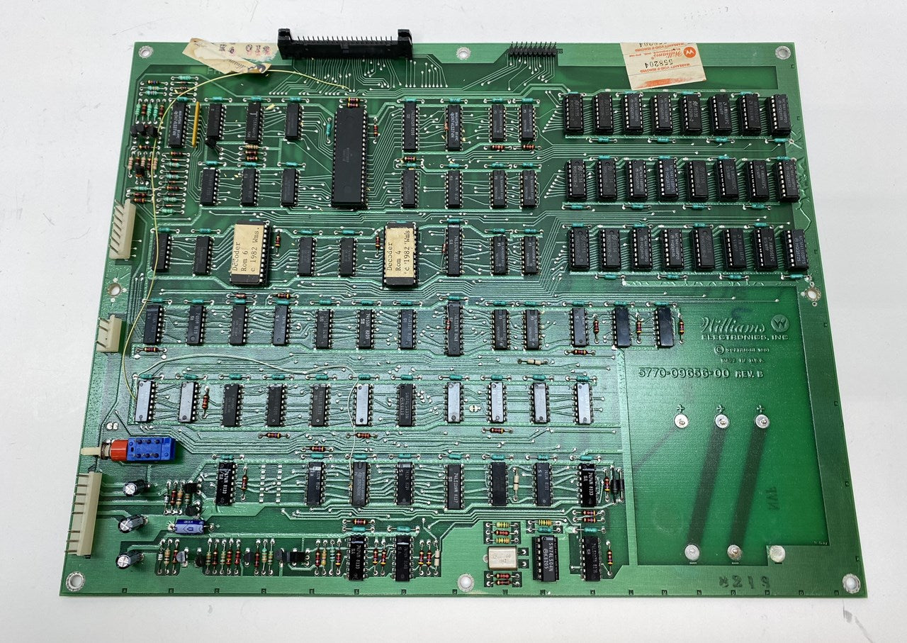 Williams CPU Board, Rev. B – QuarterArcade.com