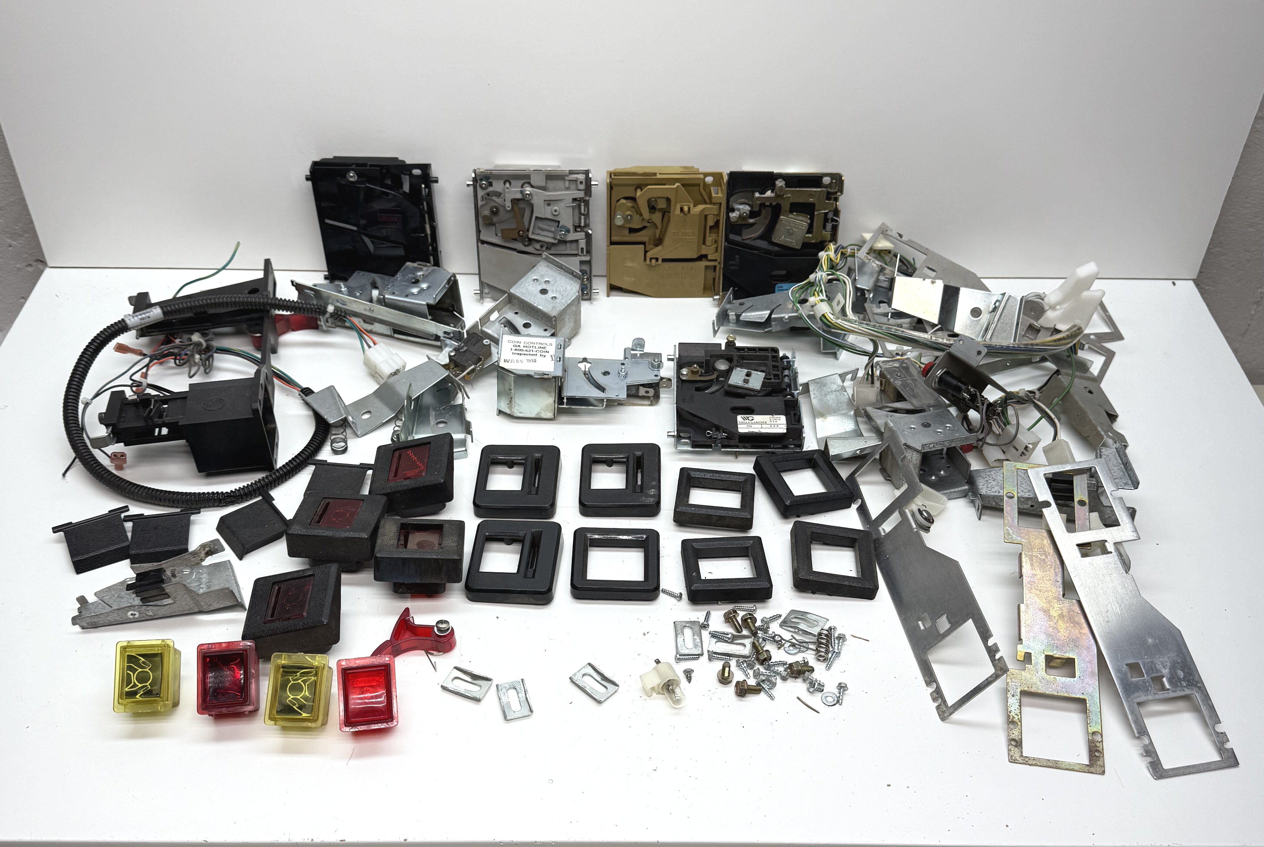 Coin Door Parts Lot: Bezels, Mechs, Hardware, etc. – QuarterArcade.com