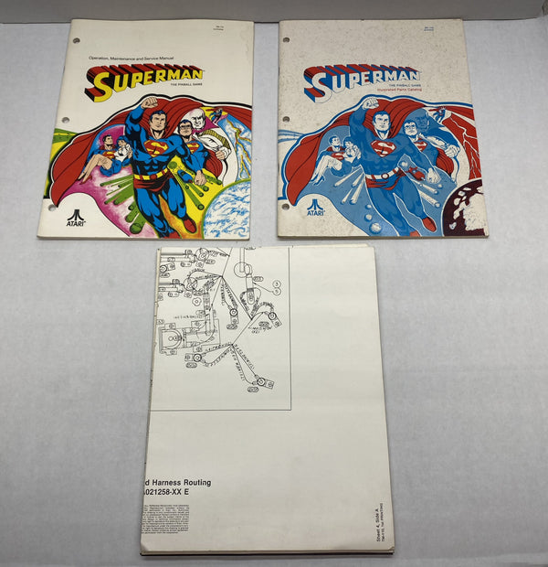 Superman Pinball Operation, Parts Manuals and Schematics ...